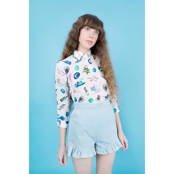 Samantha Pleet | Tops | Samantha Pleet Tide Blouse | Poshmark